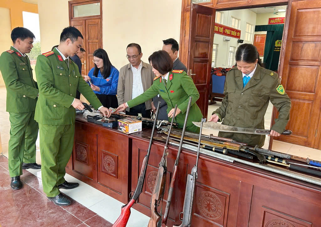 Phường Đông Quang: Lan tỏa phong trào toàn dân giao nộp vũ khí, vật ...